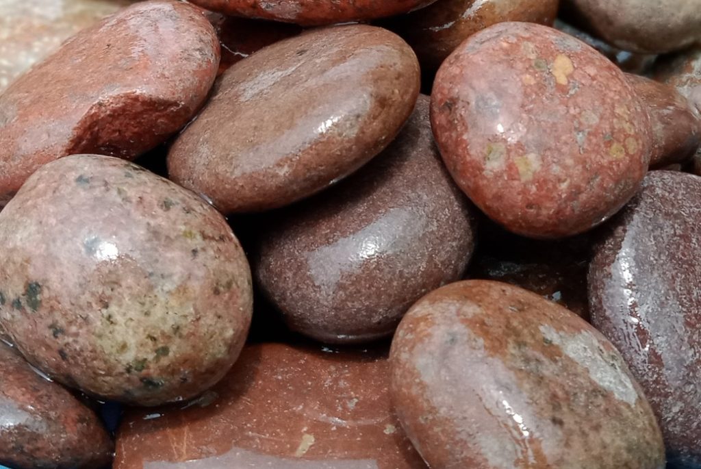 Red Pebbles 20kg Garden Decor Stones - Green Experts Landscape LLC