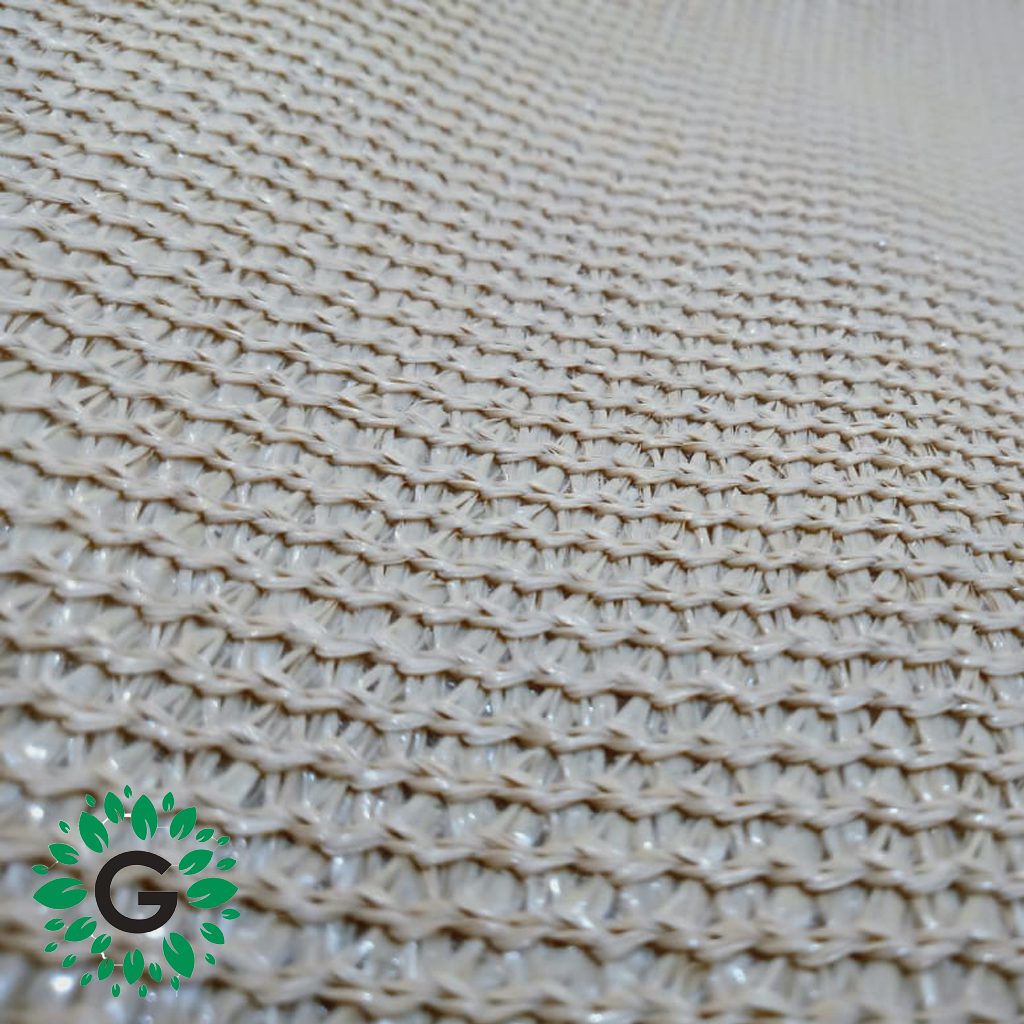 Beige shade net - Green Experts Landscape LLC