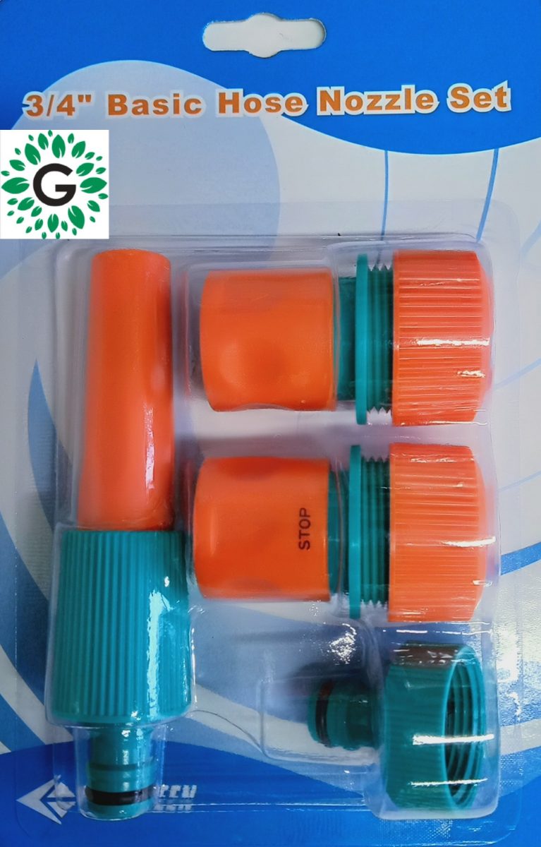 3/4" Basic Hose Nozzle Set - Green Experts Landscape