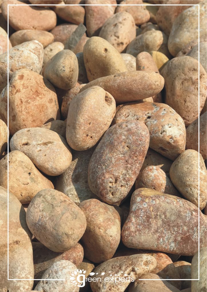Tumbled Pebbles (Red) - Green Experts Landscape LLC